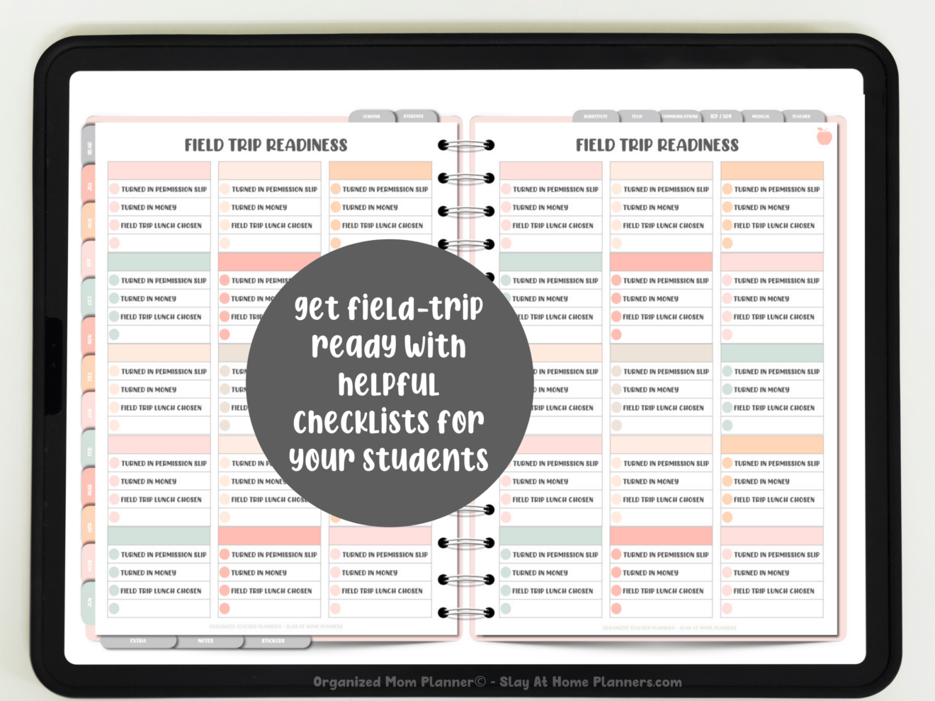 The Organized Teacher Planner - Digital Teacher Planner Bundle