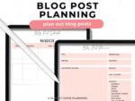 Business Digital Planning Inserts - Slay At Home Planners