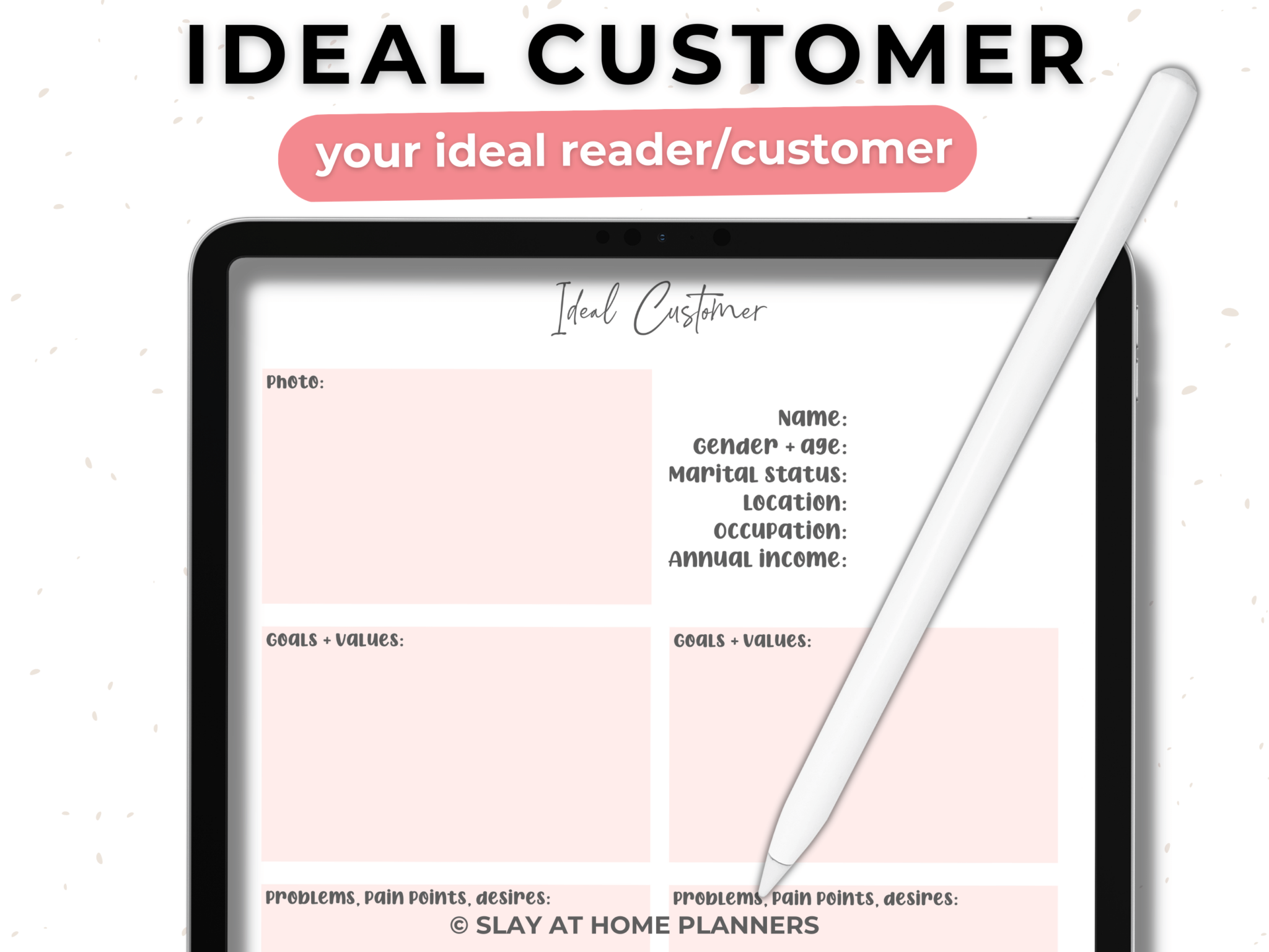 Business Digital Planning Inserts - Slay At Home Planners