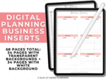 Business Digital Planning Inserts - Slay At Home Planners