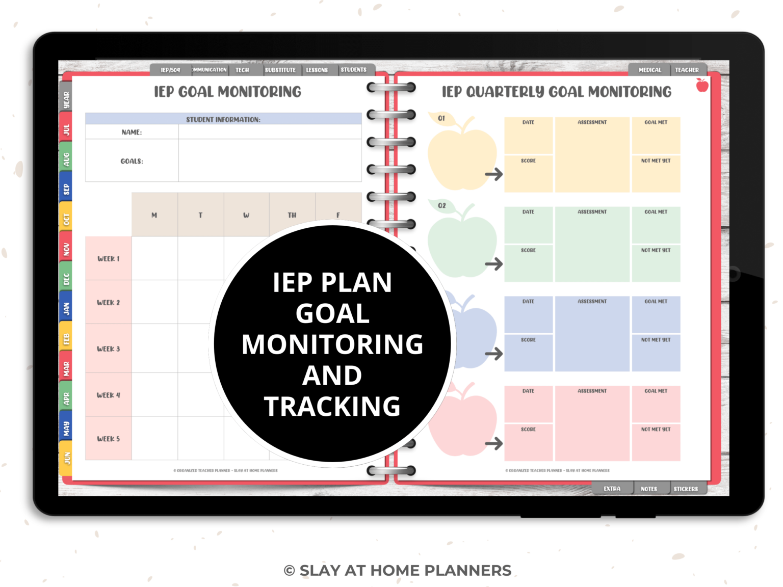 The Organized Teacher Planner - Digital Teaching Planner Bundle