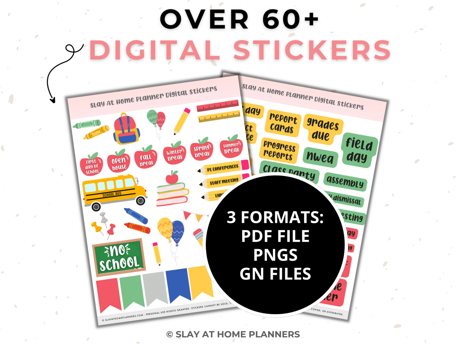 The Organized Teacher Planner - Digital Teaching Planner Bundle