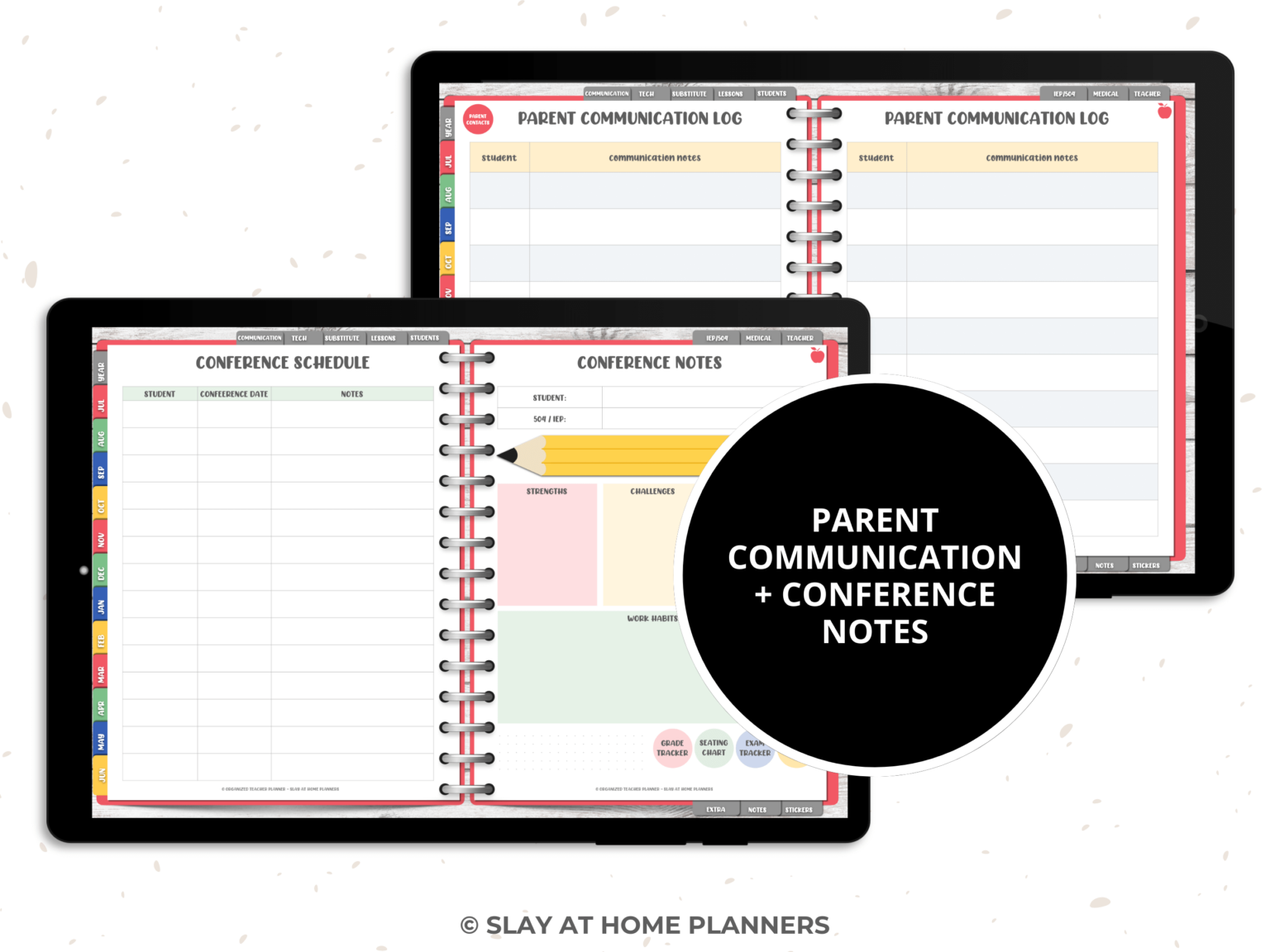 The Organized Teacher Planner - Digital Teaching Planner Bundle