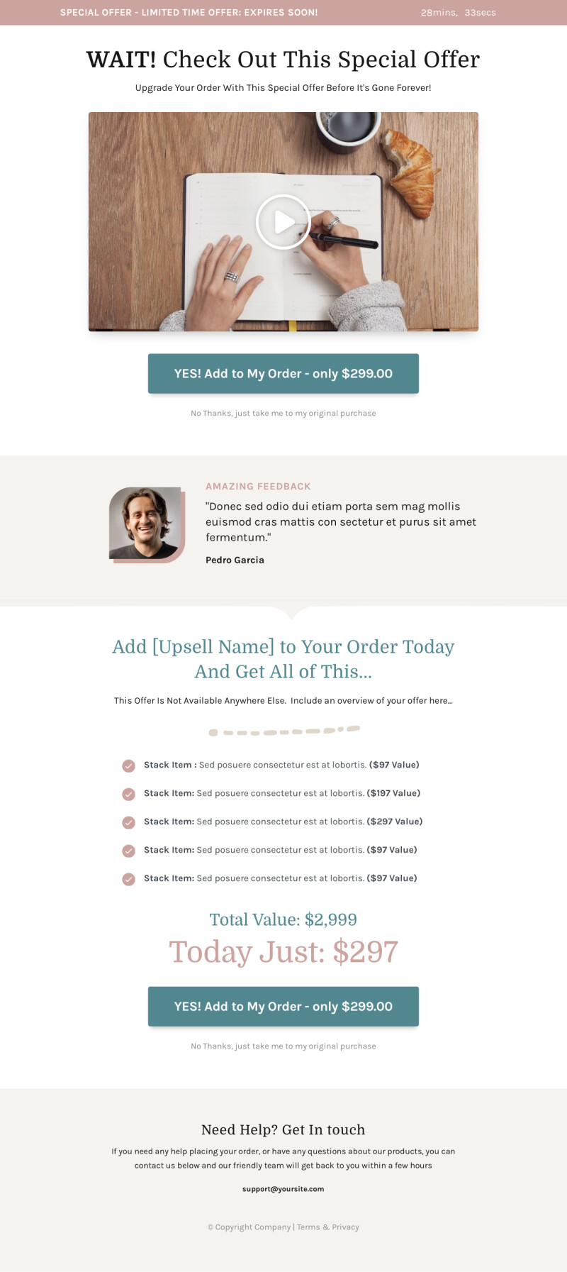 Upsell Page - Slay At Home Planners