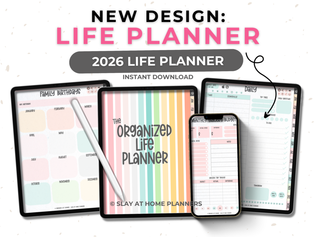 2026 Organized Life Planner – NEW DESIGN!